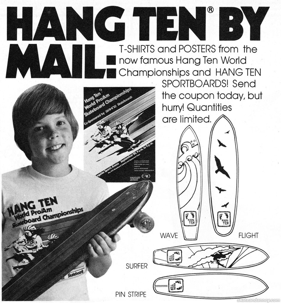 Hang Ten By Mail – Skate and Annoy Galleries