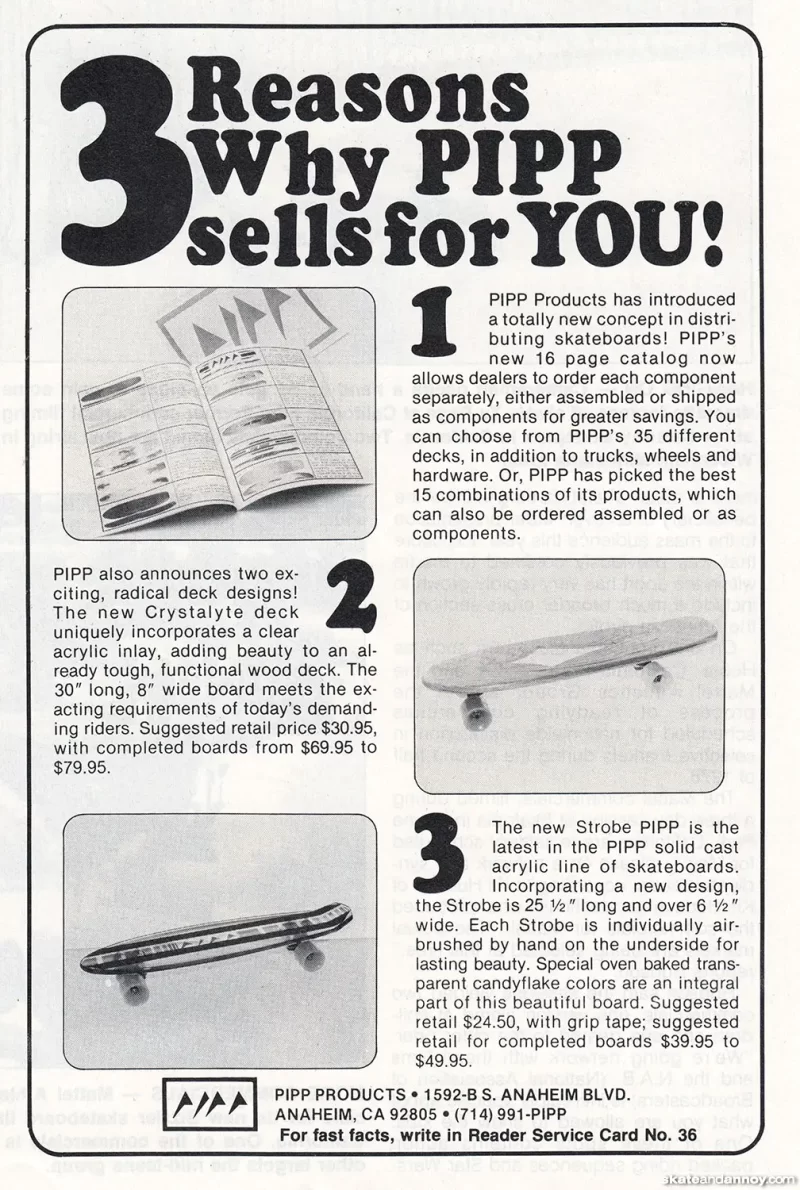 Pipp products in the real world – Skate and Annoy